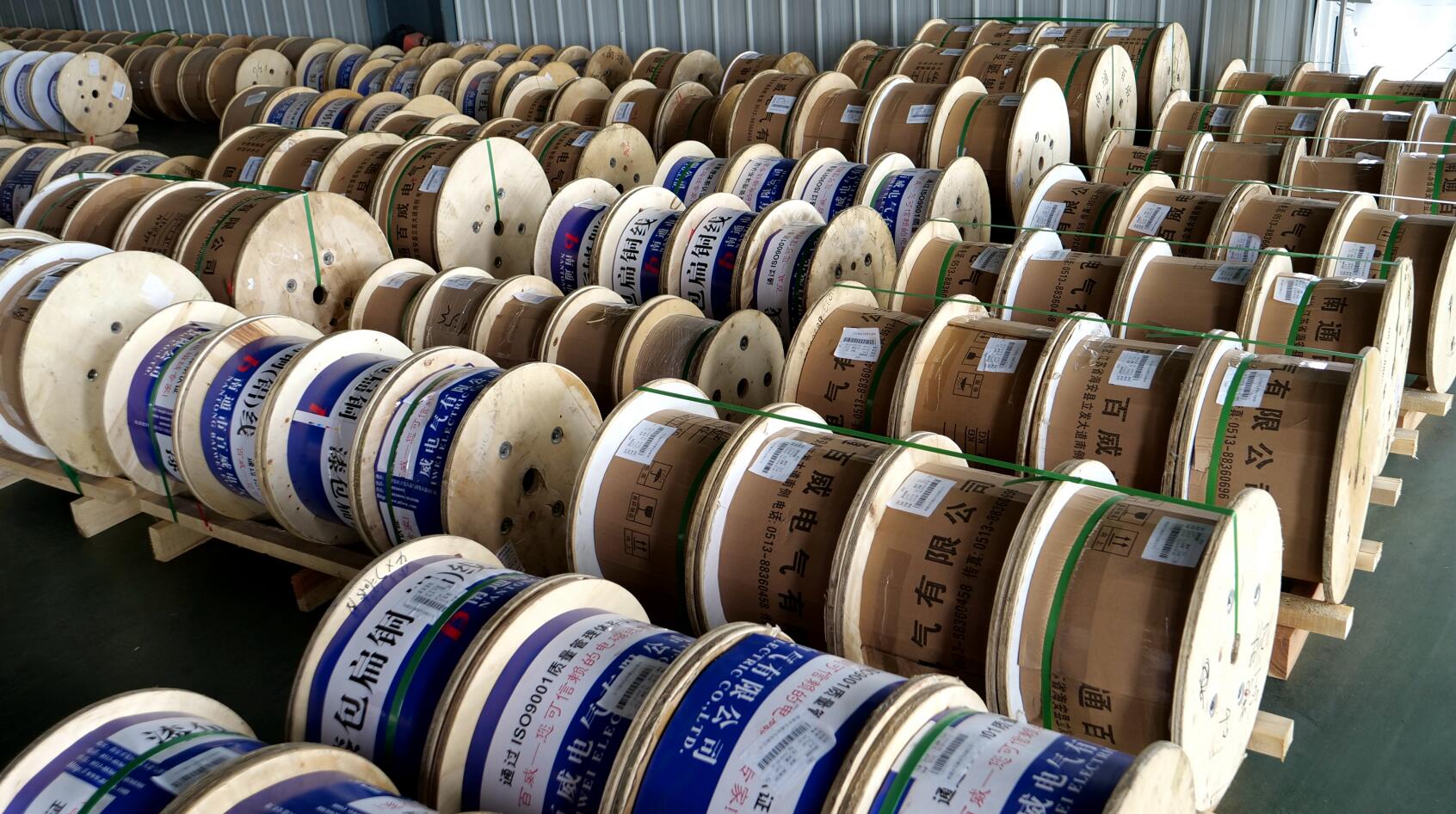 Proof Strength Oil-Immersed Transformers Kraft Paper Covered Flat Wire ...